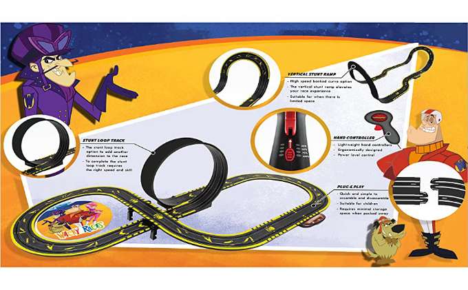 Micro Scalextric Wacky Races - Scalextric Racerbane G1142P Shop ...